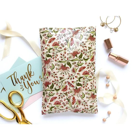 Office | Pack Of 15 Vintage Floral 1x13 Poly Mailers | Poshmark